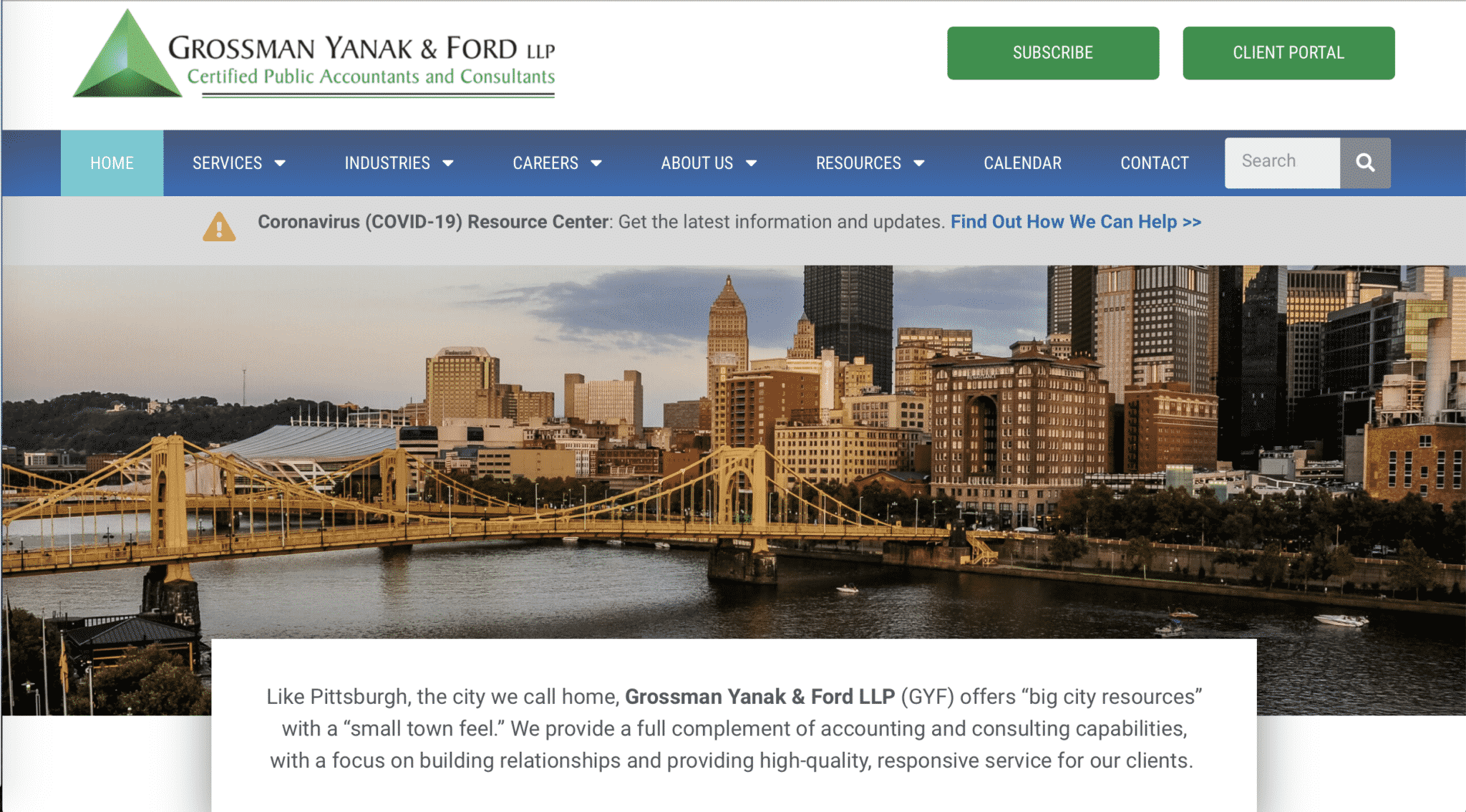 GYF.com Web Design and Relaunch