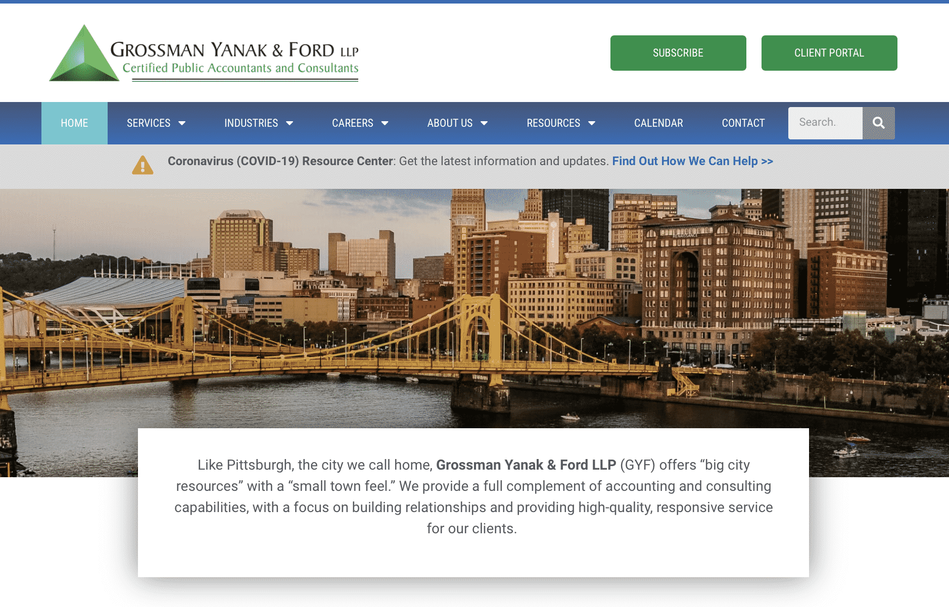 GYF.com Web Design and Relaunch